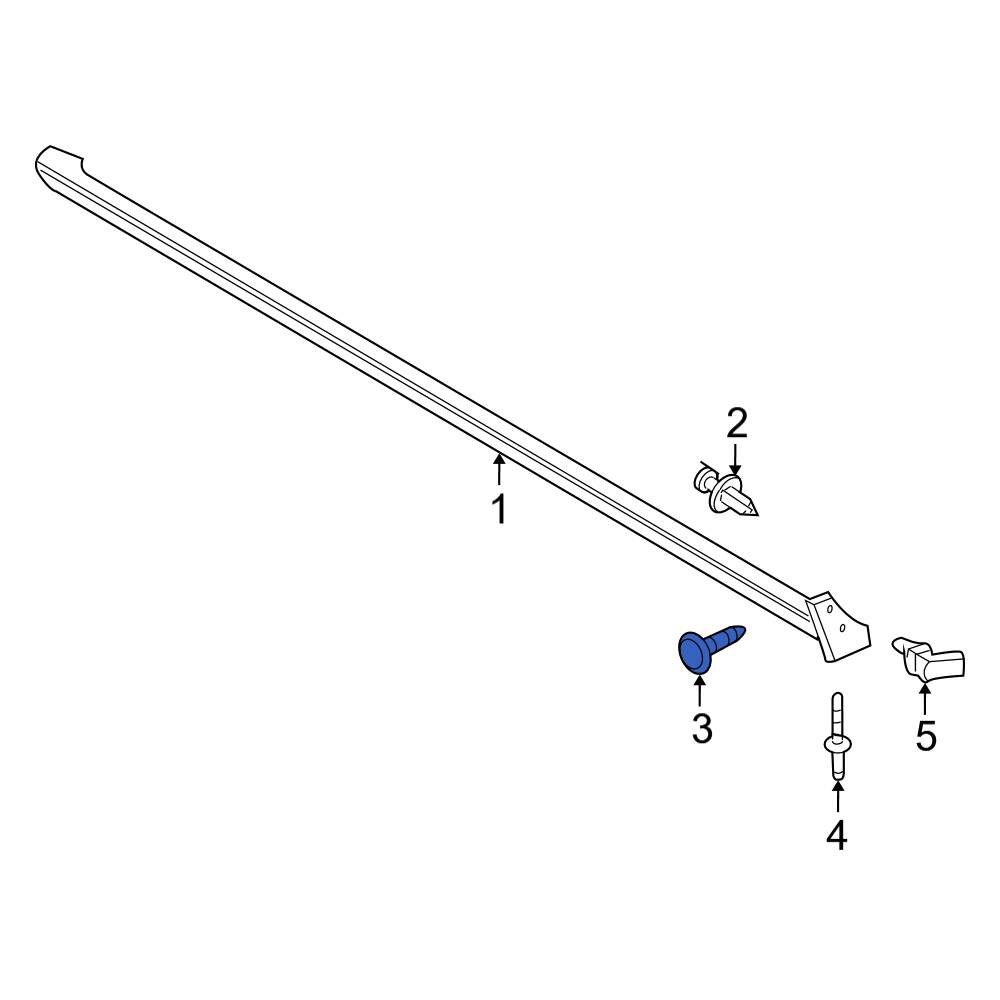 Ford OE W709883S300 - Rocker Panel Molding Clip