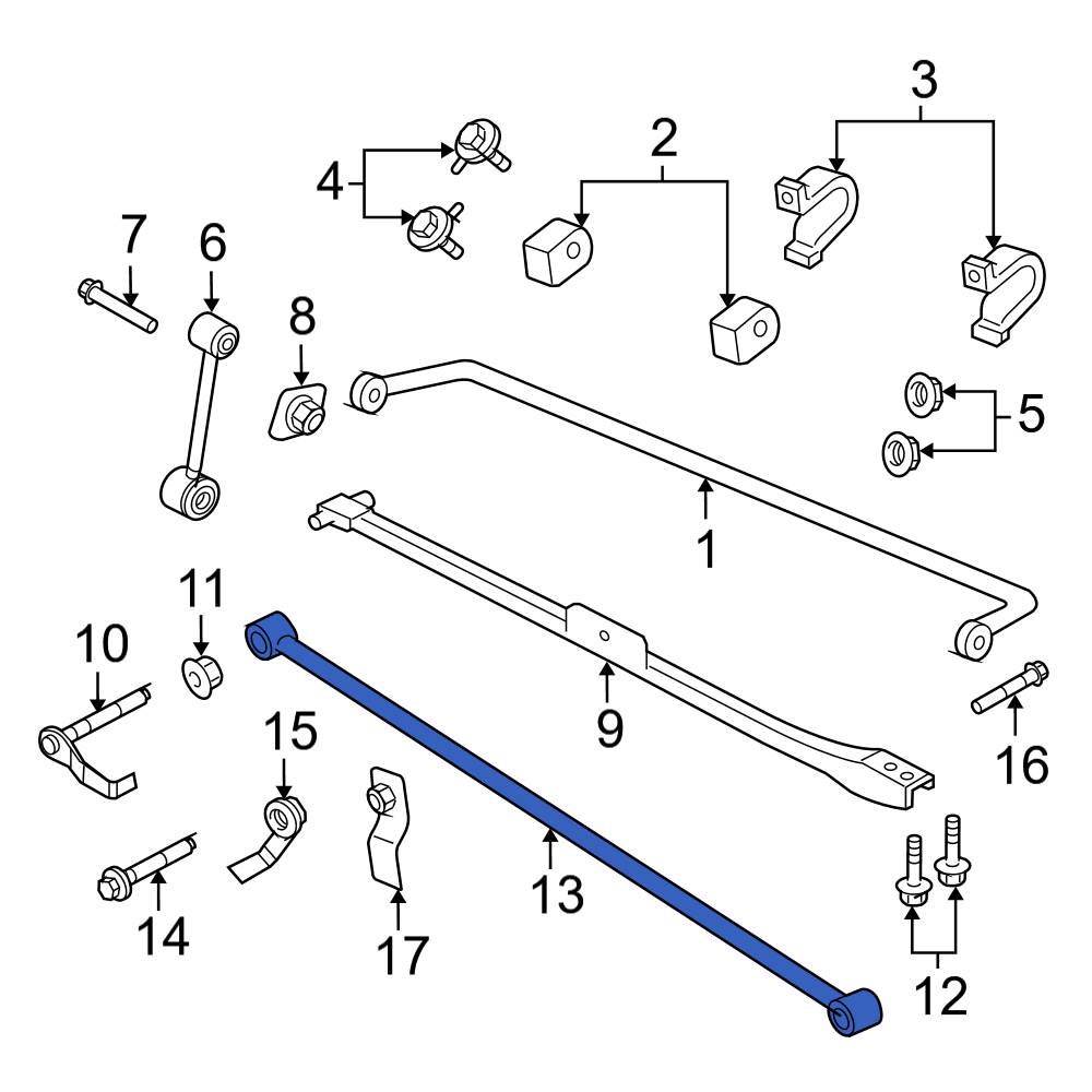 Ford OE 5R3Z4264AA - Rear Lateral Arm