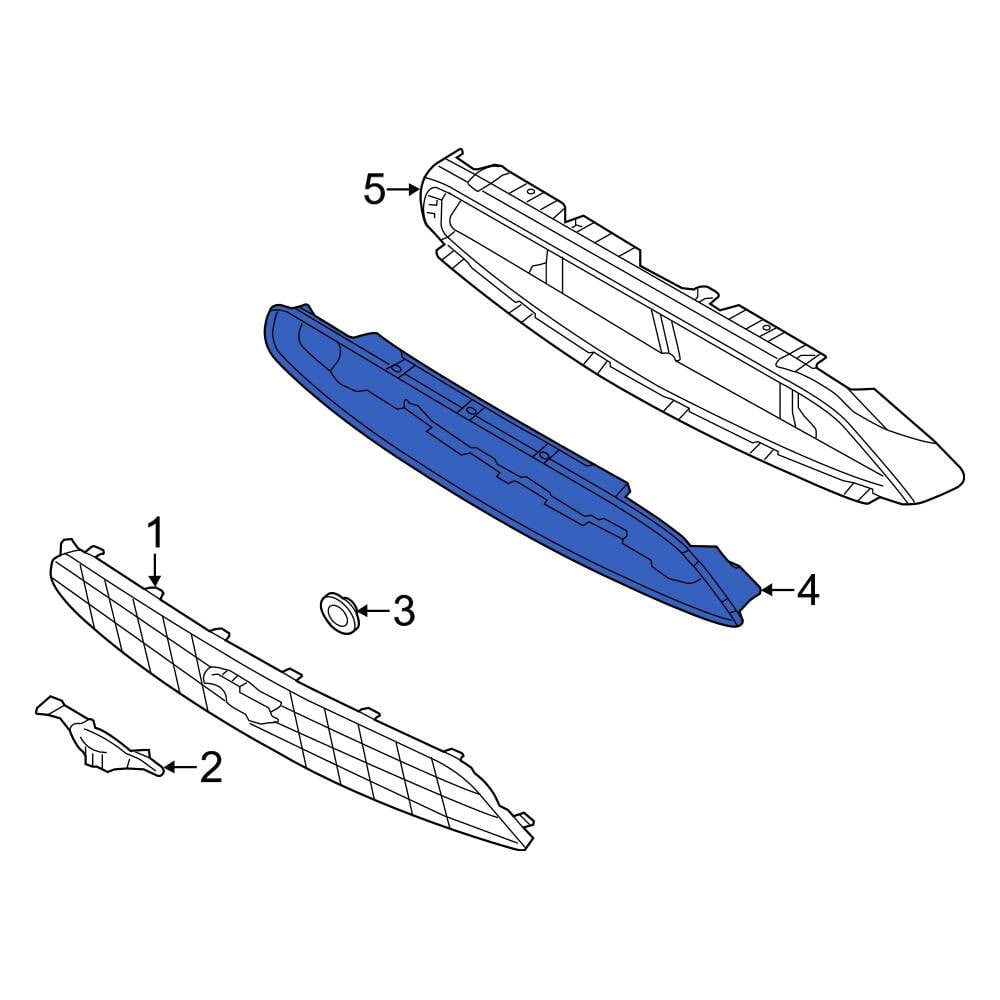 Ford OE DR3Z8419AA - Front Grille Molding