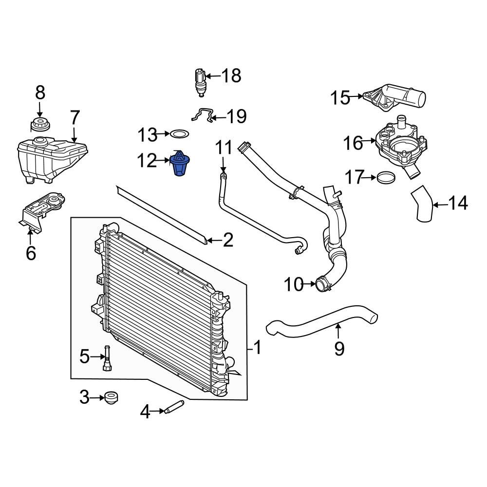Ford OE 2L2Z8575AA - Engine Coolant Thermostat