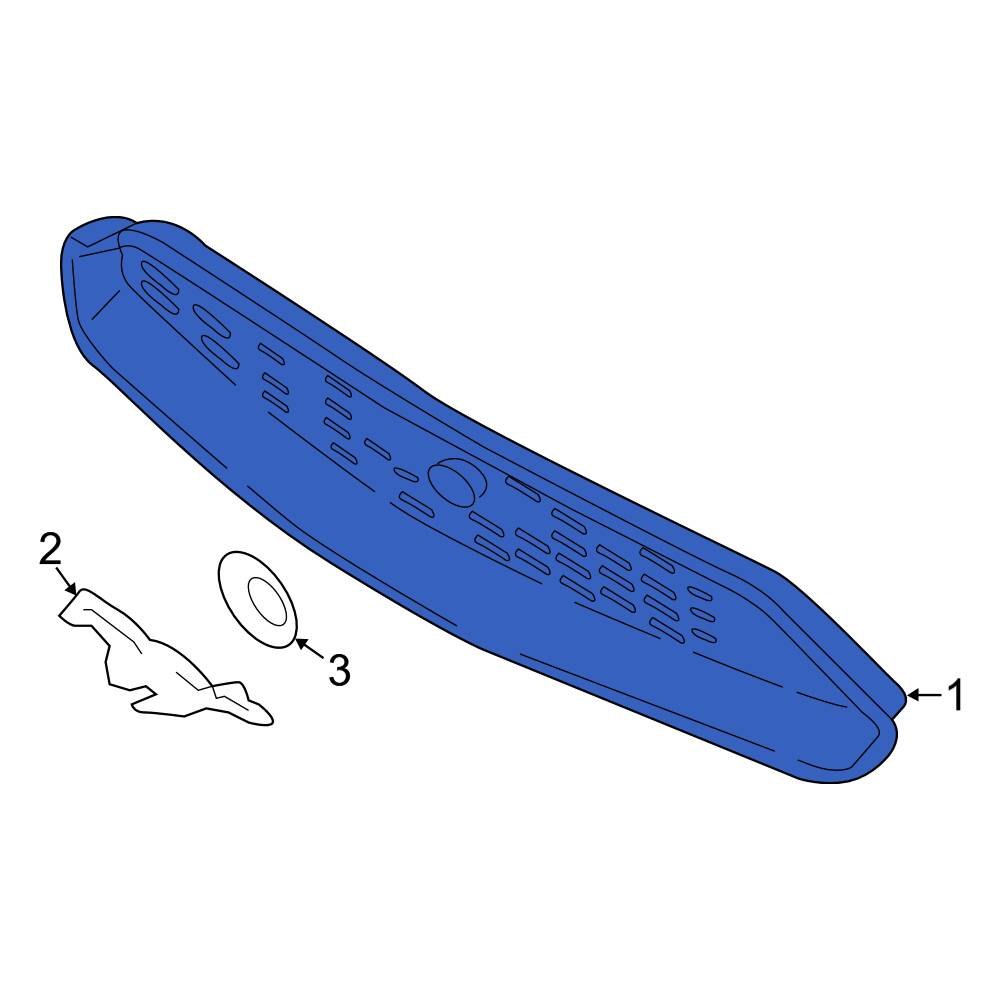 Ford OE JR3Z8200AD - Front Upper Grille