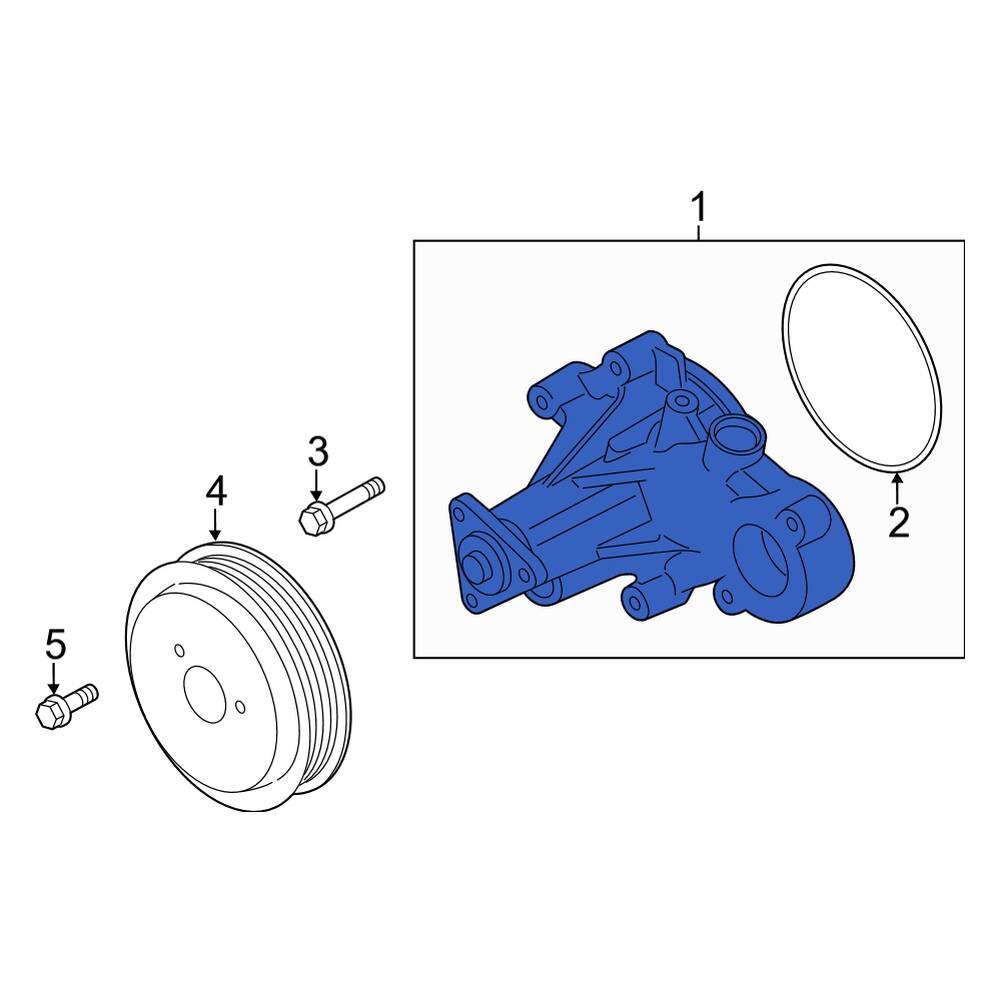 Ford OE BR3Z8501S - Engine Water Pump