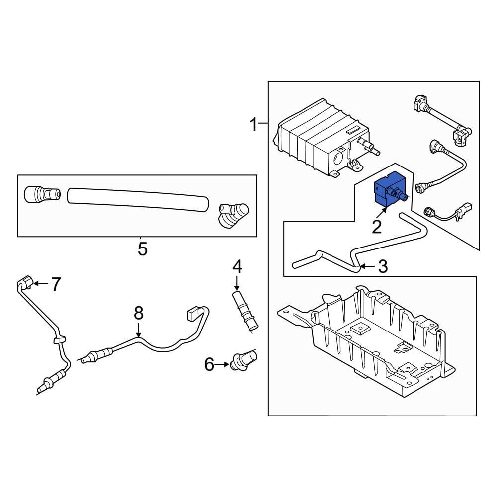 Ford OE AU5Z9C915E - Vapor Canister Purge Solenoid