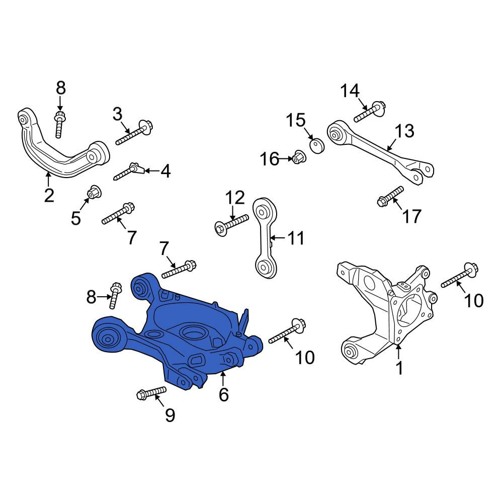 Ford OE FR3Z3078B - Front Right Forward Suspension Control Arm