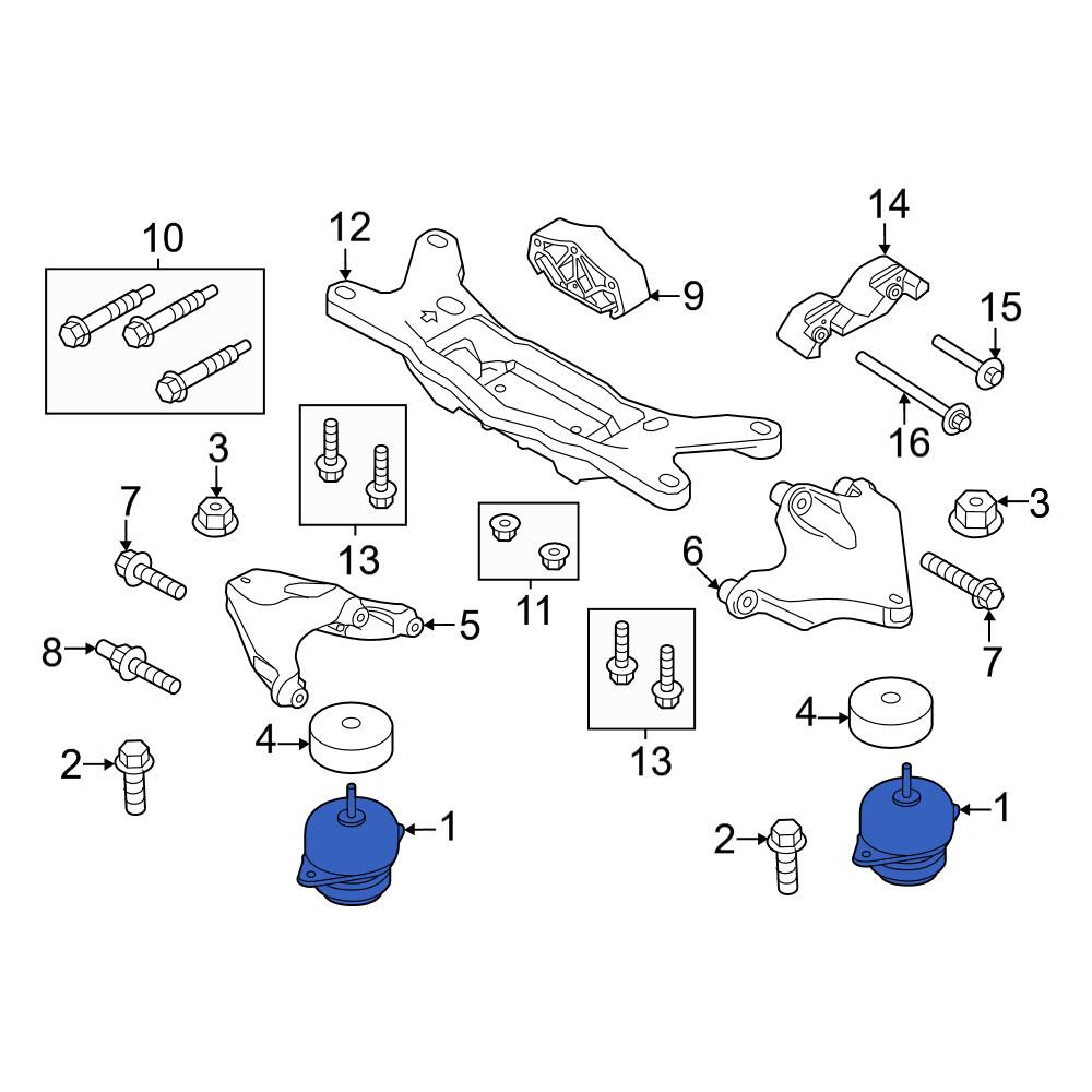 Ford OE FR3Z6038C - Engine Mount