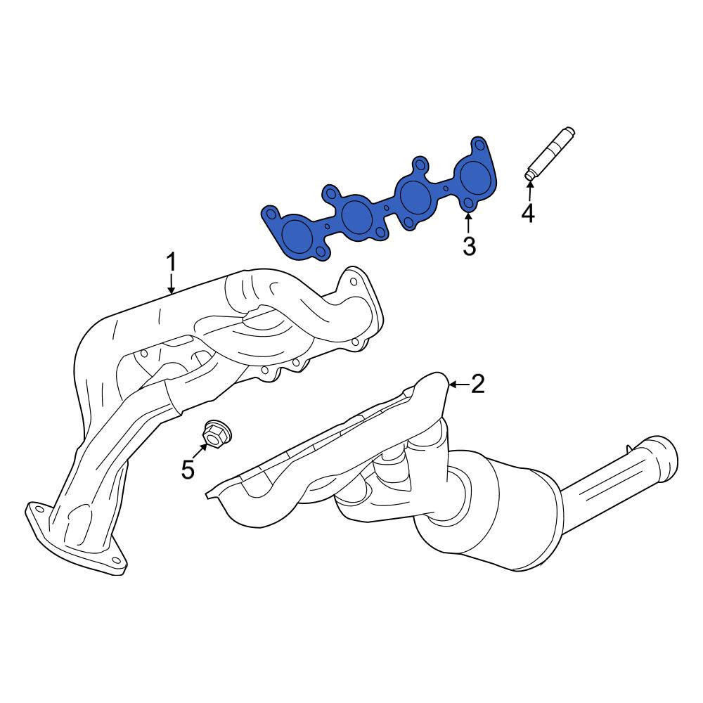 Ford OE FR3Z9448A - Exhaust Manifold Gasket