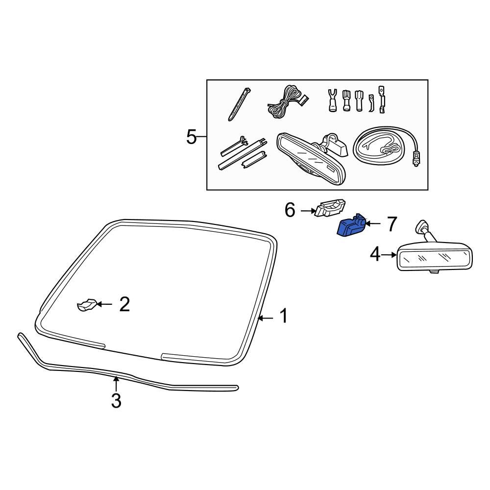 Ford OE 4C5Z19A548AA - Front Compass