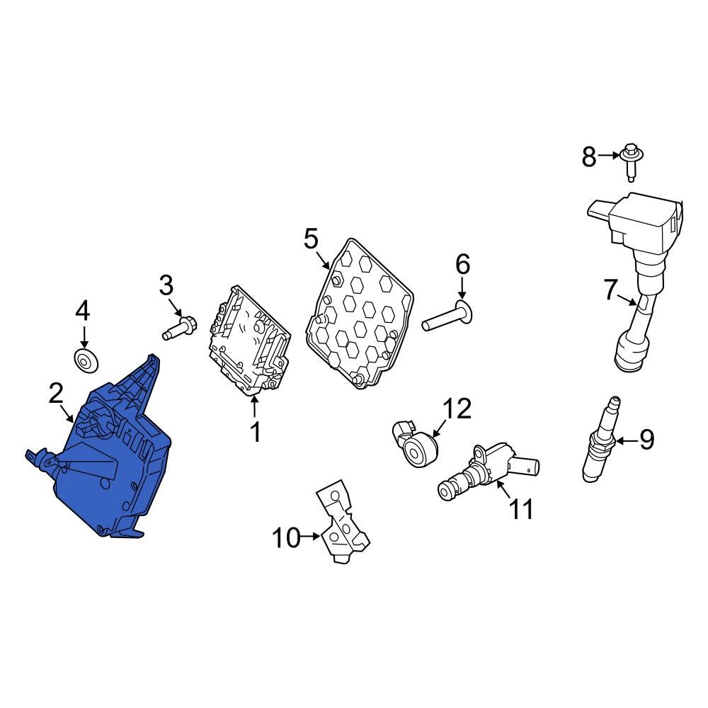 Ford OE CV6Z12A659C - Engine Control Module (ECM) Bracket