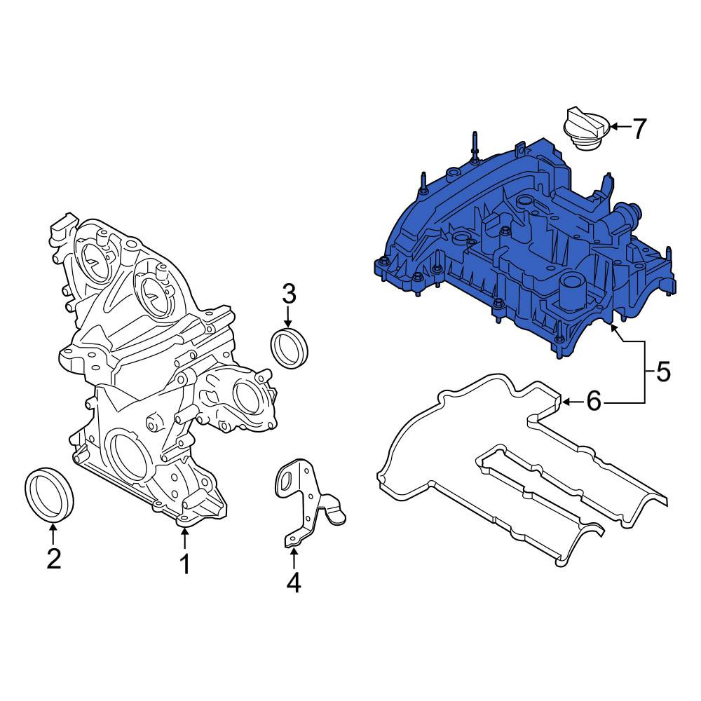 Ford OE CM5Z6582G - Engine Valve Cover