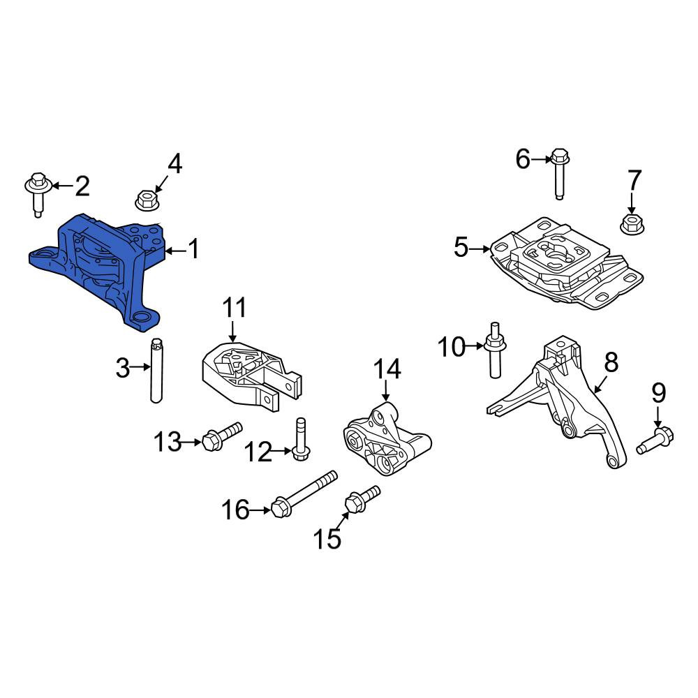 Ford OE CV6Z6038E - Engine Mount