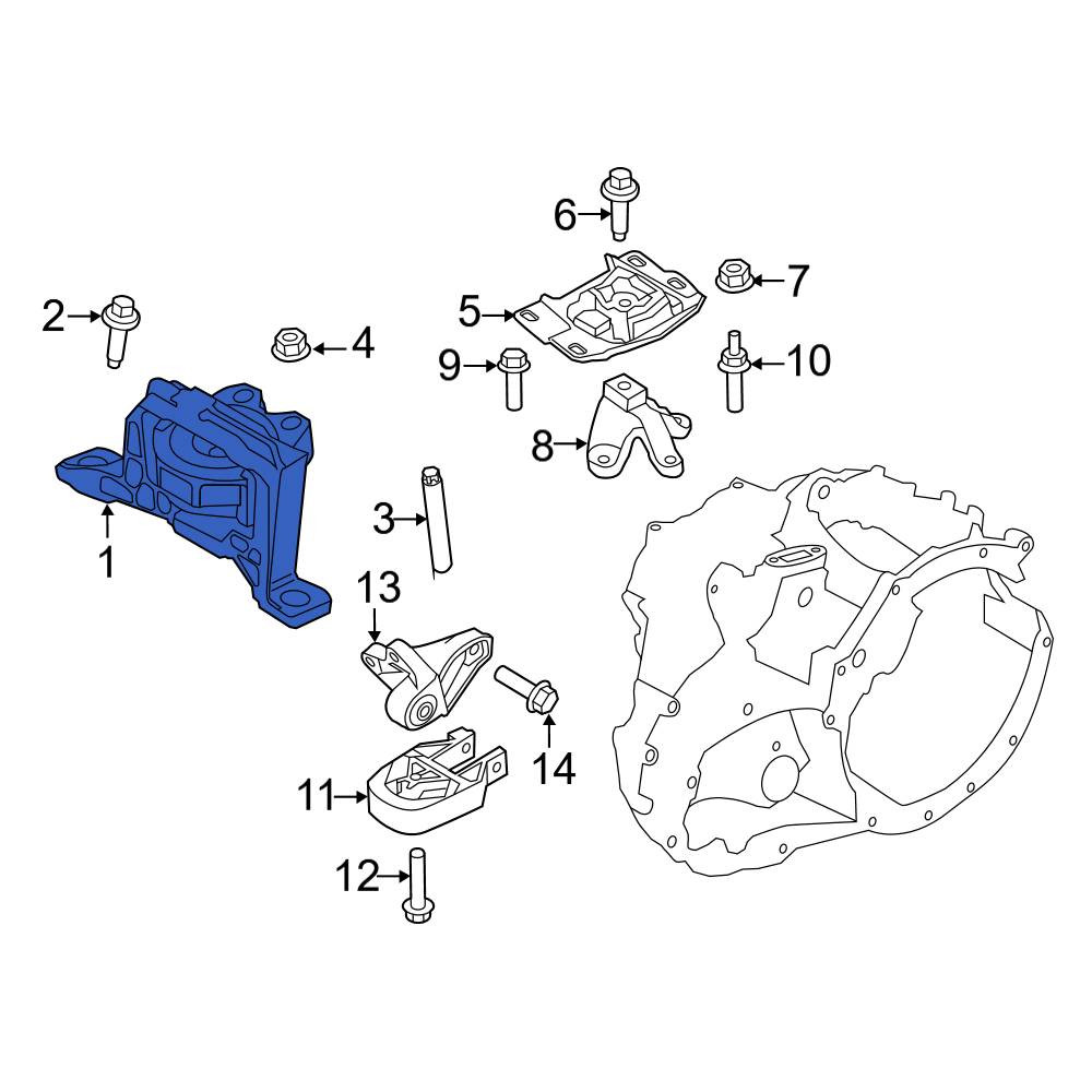Ford OE DV6Z6038B - Engine Mount