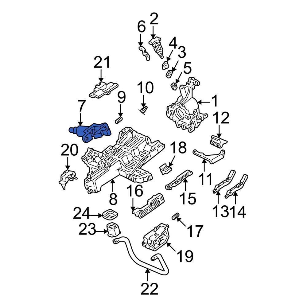 Ford OE F2DZ3Z719A - Shift Interlock Solenoid