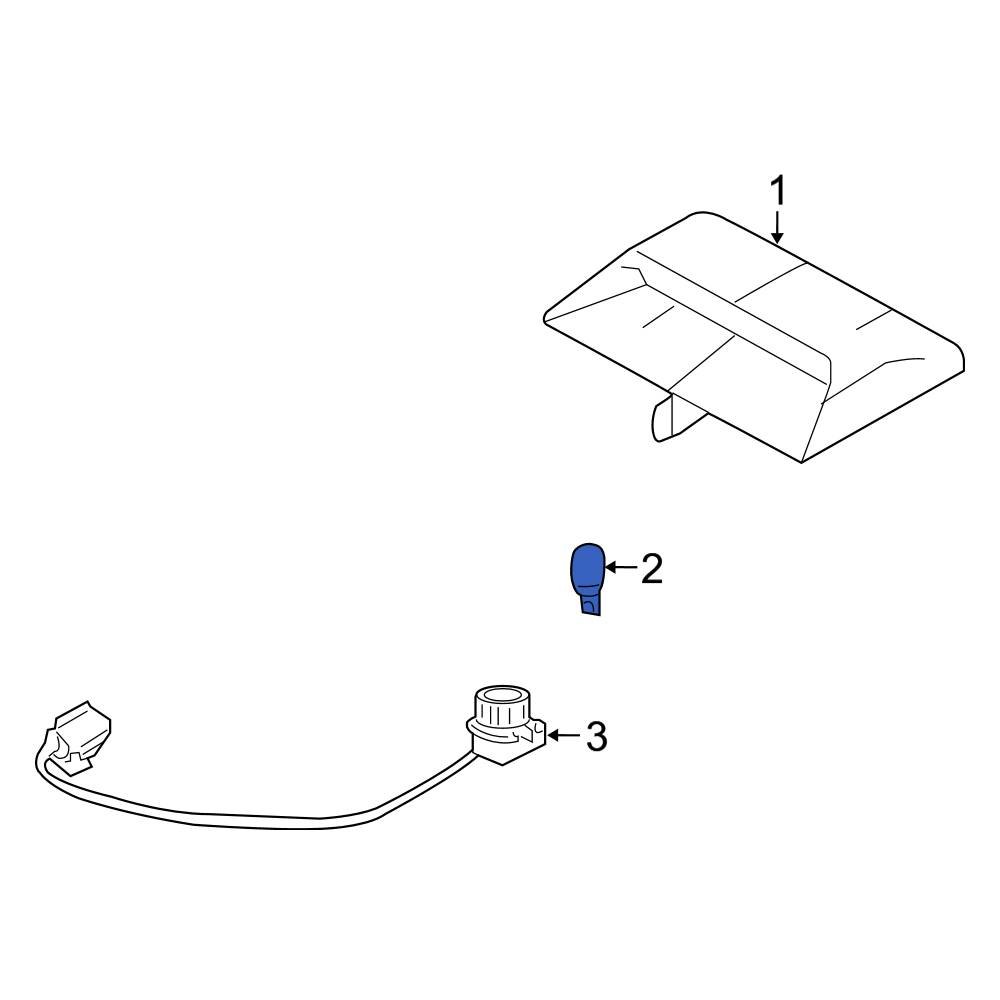 Ford OE E6DZ13466B - Center High Mount Stop Light Bulb