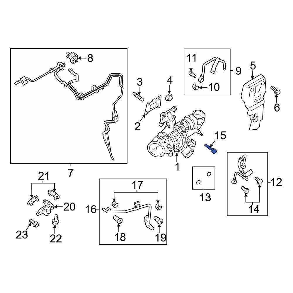 Ford OE BB5Z6C683A - Turbocharger Boost Pressure Solenoid Filter