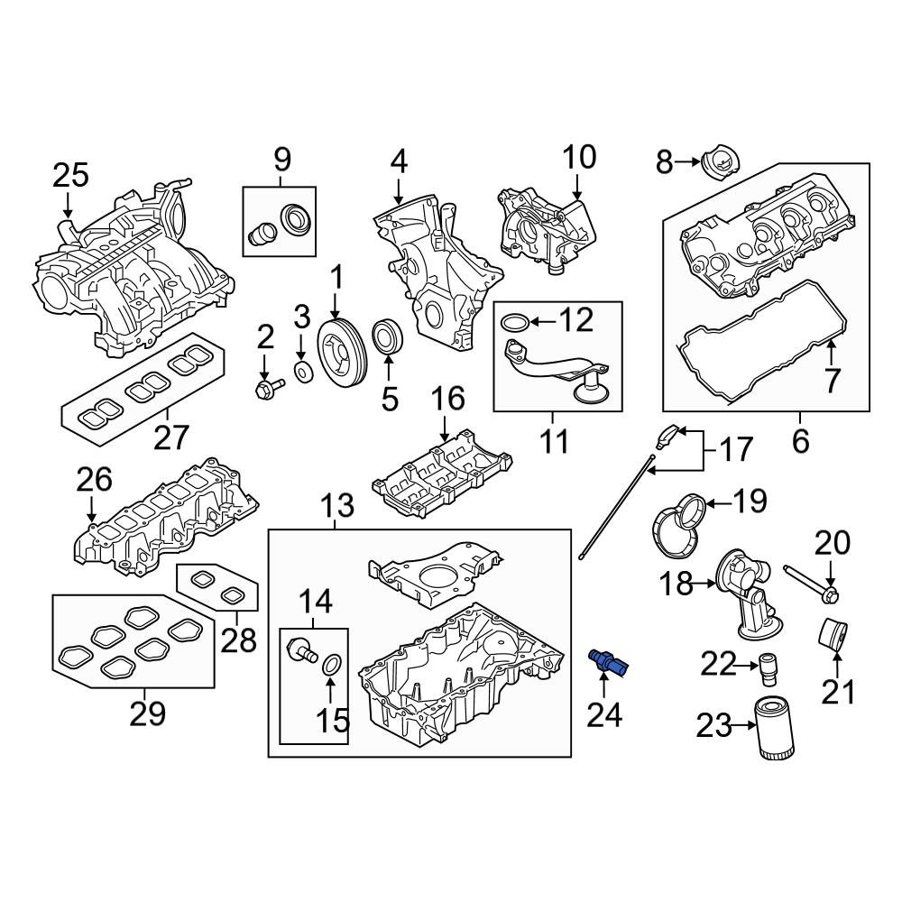 Ford OE GC3Z9278B - Engine Oil Pressure Switch