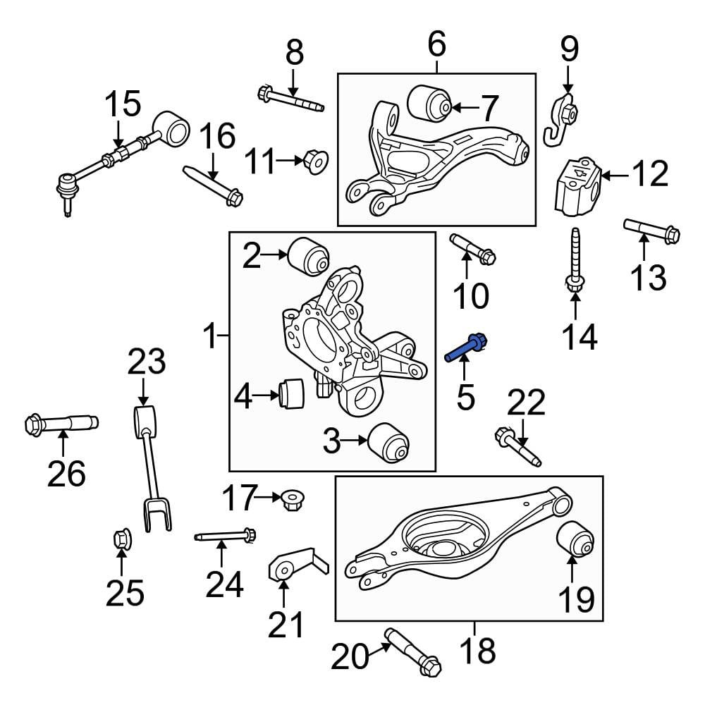 Ford OE W714333S439 - Suspension Knuckle Bolt