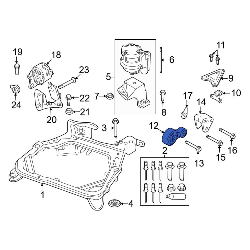 Ford OE 8H6Z6068A - Lower Engine Support Rod