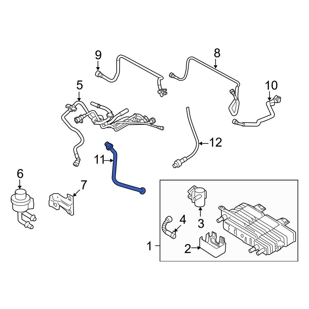 Ford OE 9E5Z9F472B - Front Oxygen Sensor