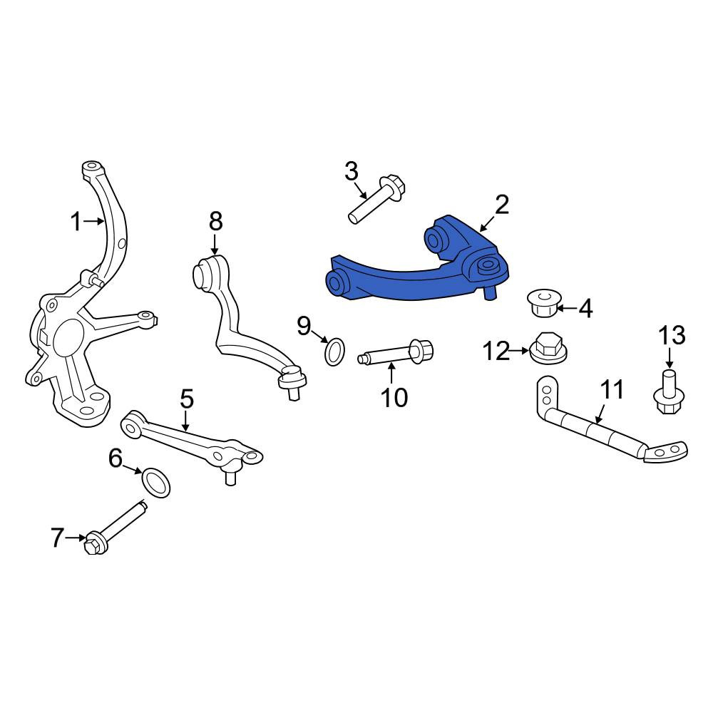 Ford OE AE5Z3078A - Front Lower Forward Suspension Control Arm