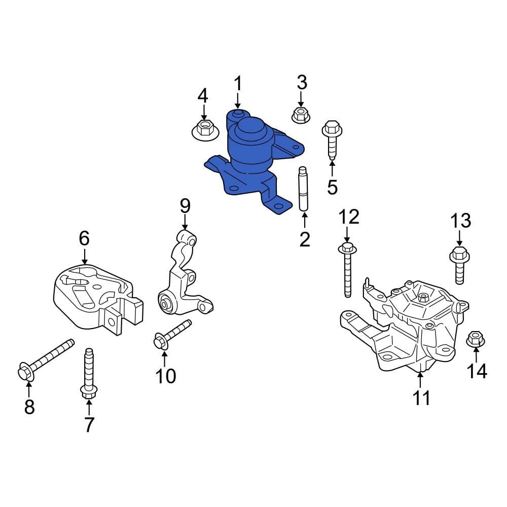 Ford OE DG9Z6038L - Front Engine Mount