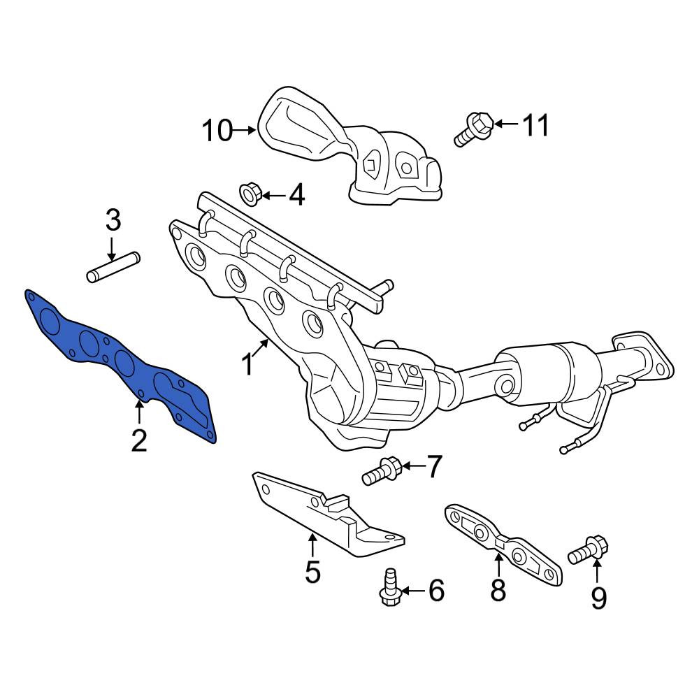 Ford OE CV6Z9448A - Exhaust Manifold Gasket