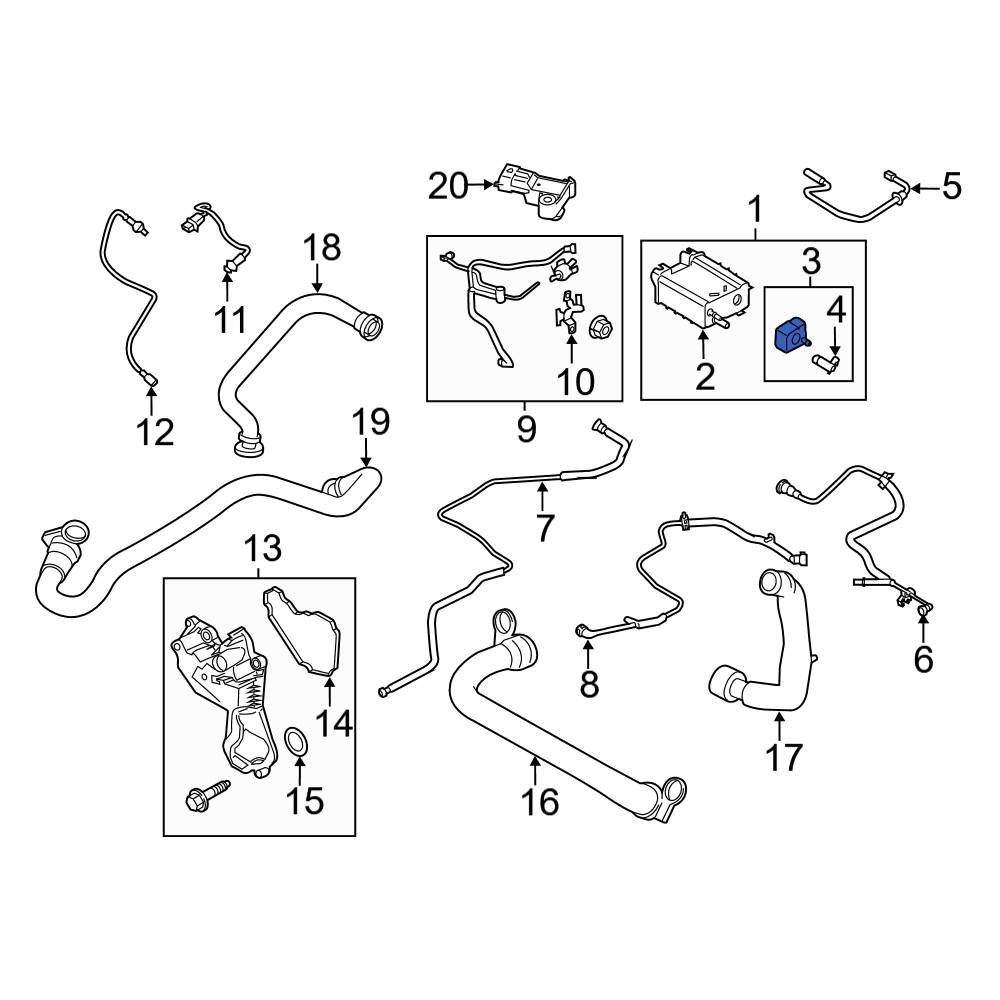 Ford OE HU5Z9F945C - Vapor Canister Purge Solenoid