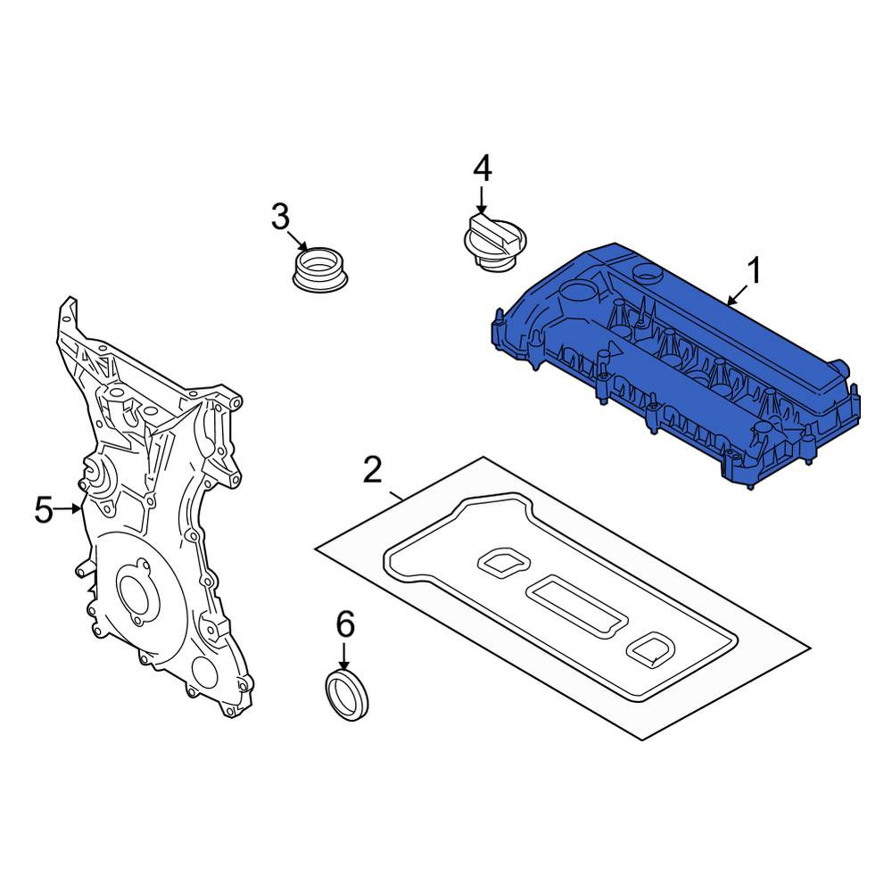 Ford OE 9E5Z6582G - Engine Valve Cover