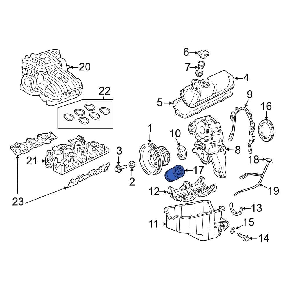 Ford OE E4FZ6731AB - Engine Oil Filter