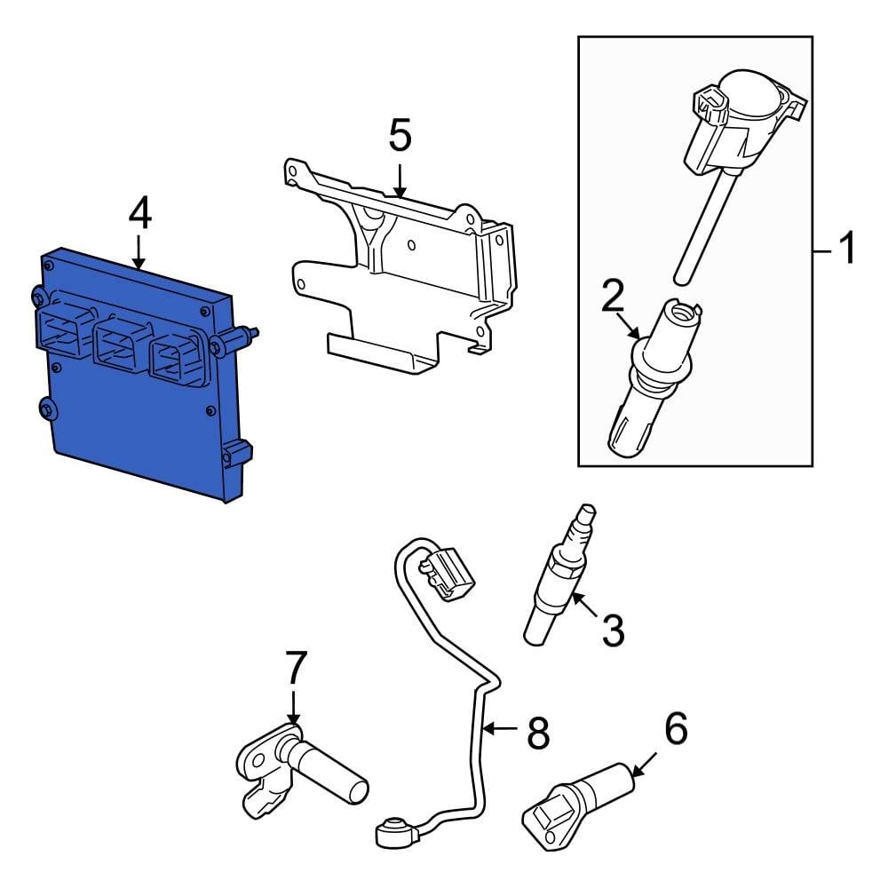 Ford OE AL3Z12A650EMANP - Engine Control Module (ECM)