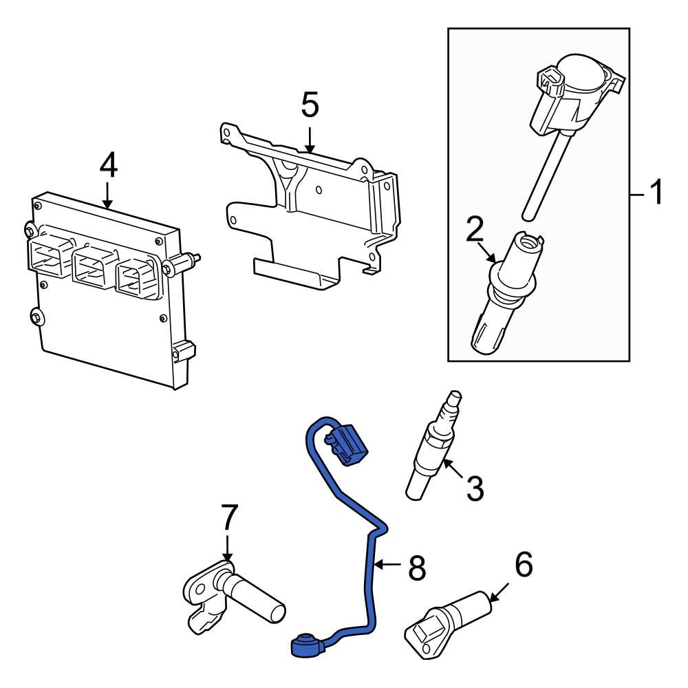 Ford OE XL3Z12A699AA - Ignition Knock (Detonation) Sensor