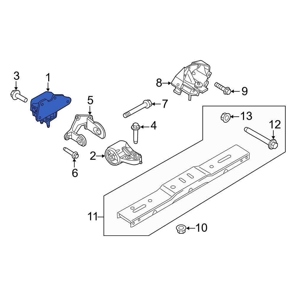 Ford OE DL3Z6038C - Right Engine Mount