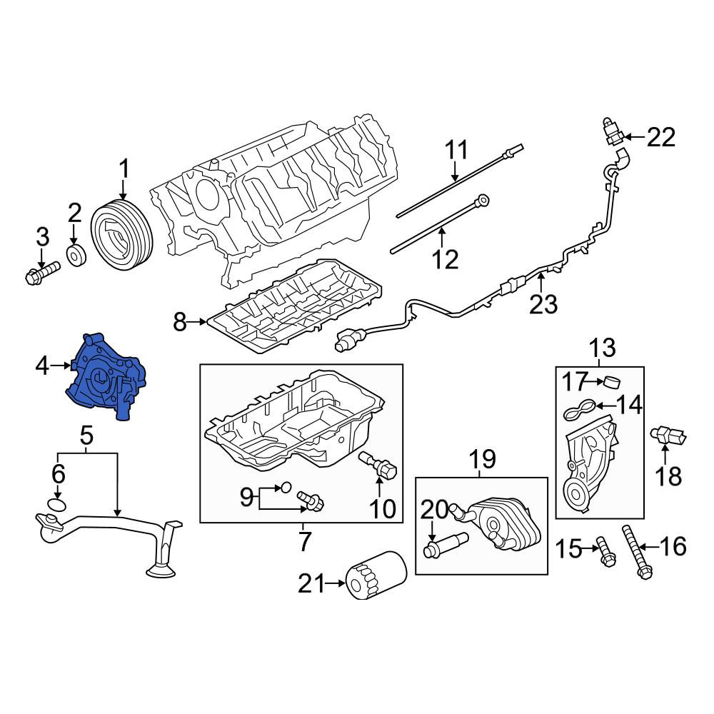 Ford OE BL3Z6600A - Engine Oil Pump