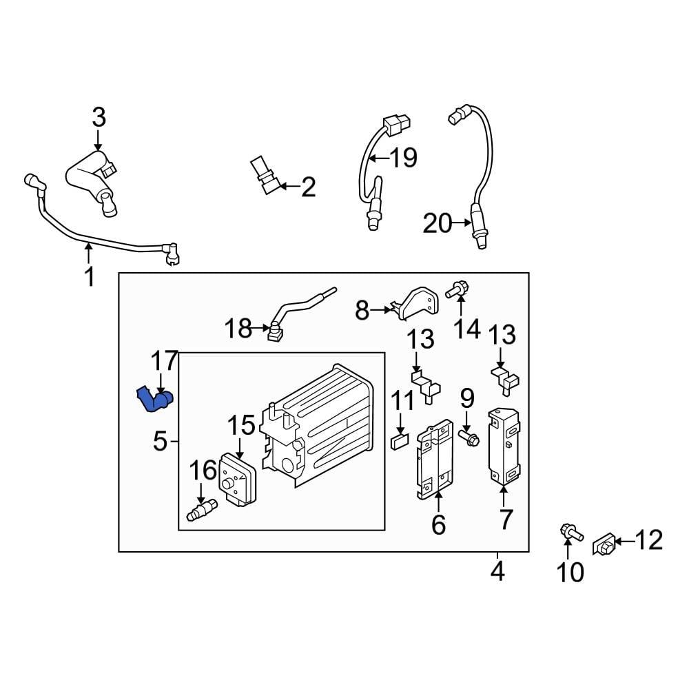 Ford OE 9L3Z9E629A - Evaporative Emissions System Lines