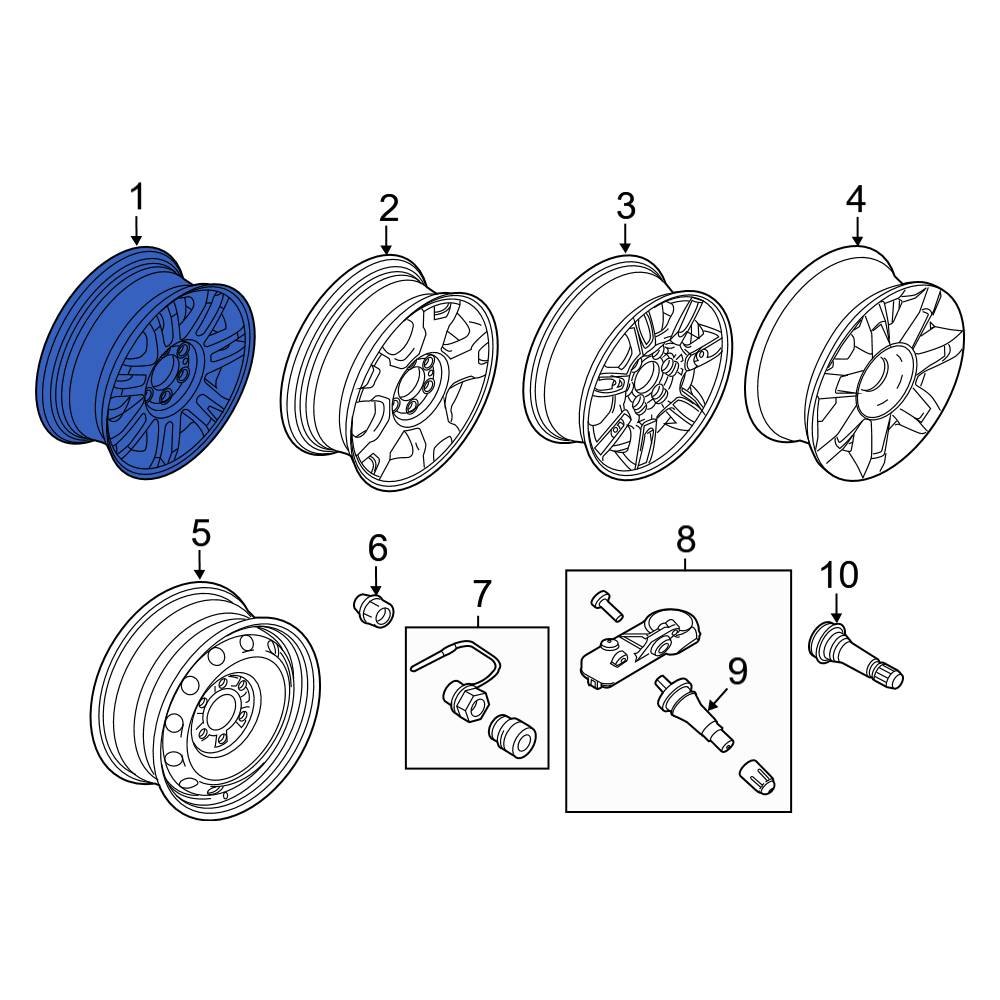 Ford OE AL3Z1007F - Wheel