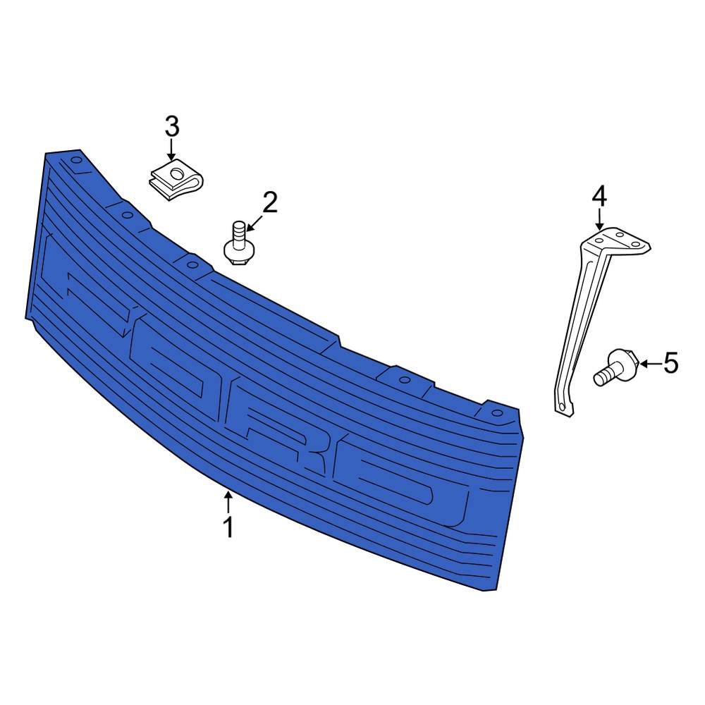 Ford OE AL3Z17B968AA - Front Grille