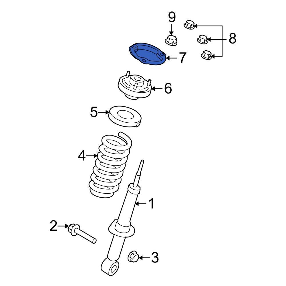 Ford OE AL3Z18183A - Shock Mount Bracket