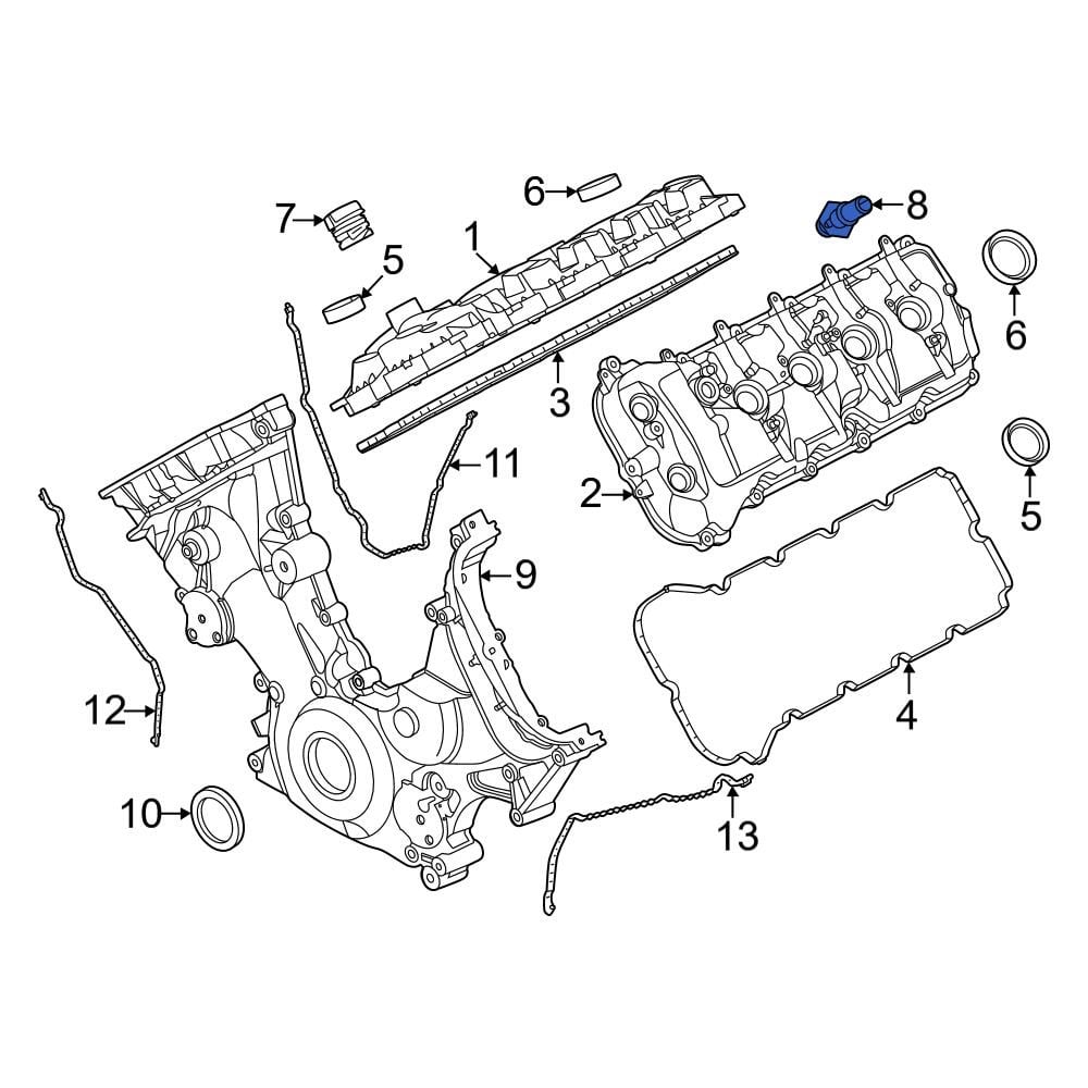Ford OE 4L2Z6762AA - PCV Valve Elbow