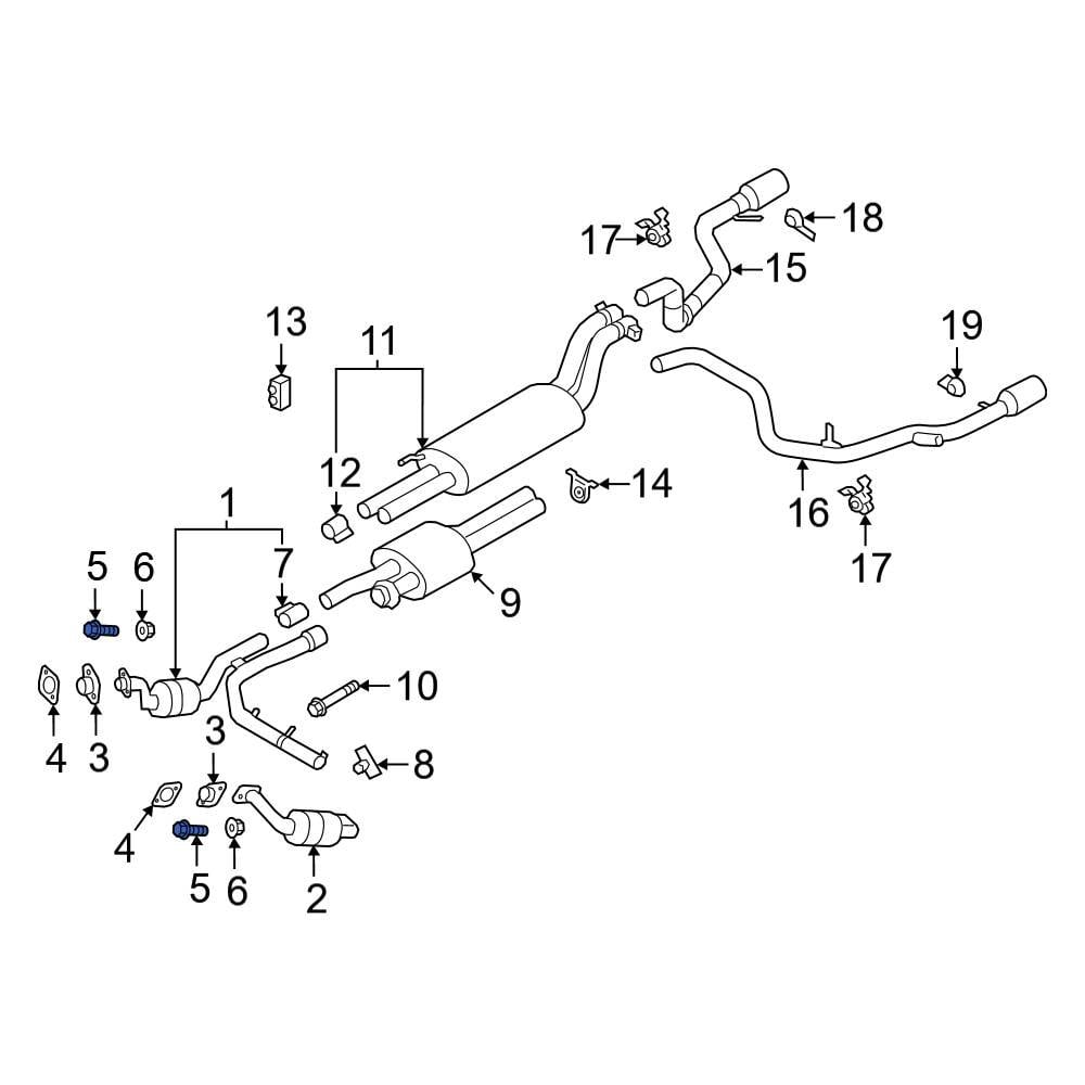 Ford OE W716667S900 - Catalytic Converter Stud