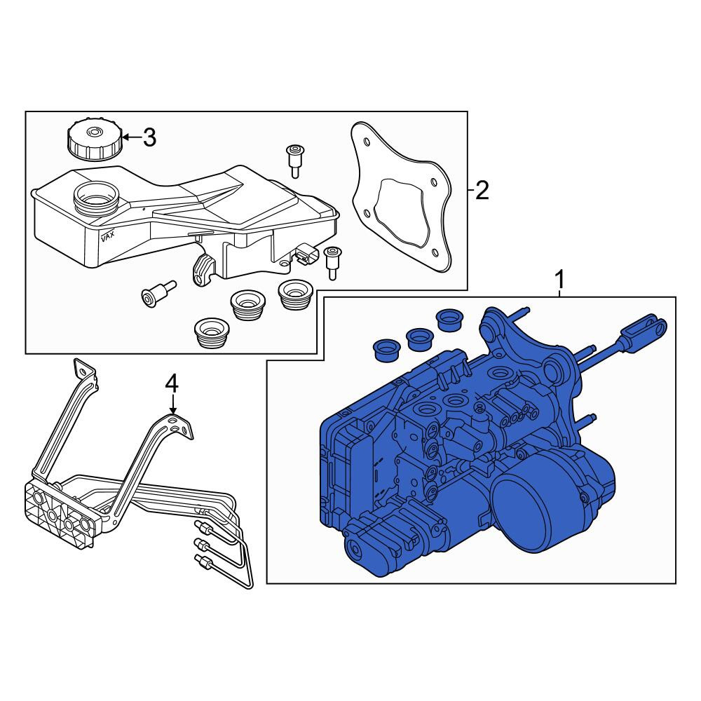 Ford OE PL3Z2005F - Power Brake Booster