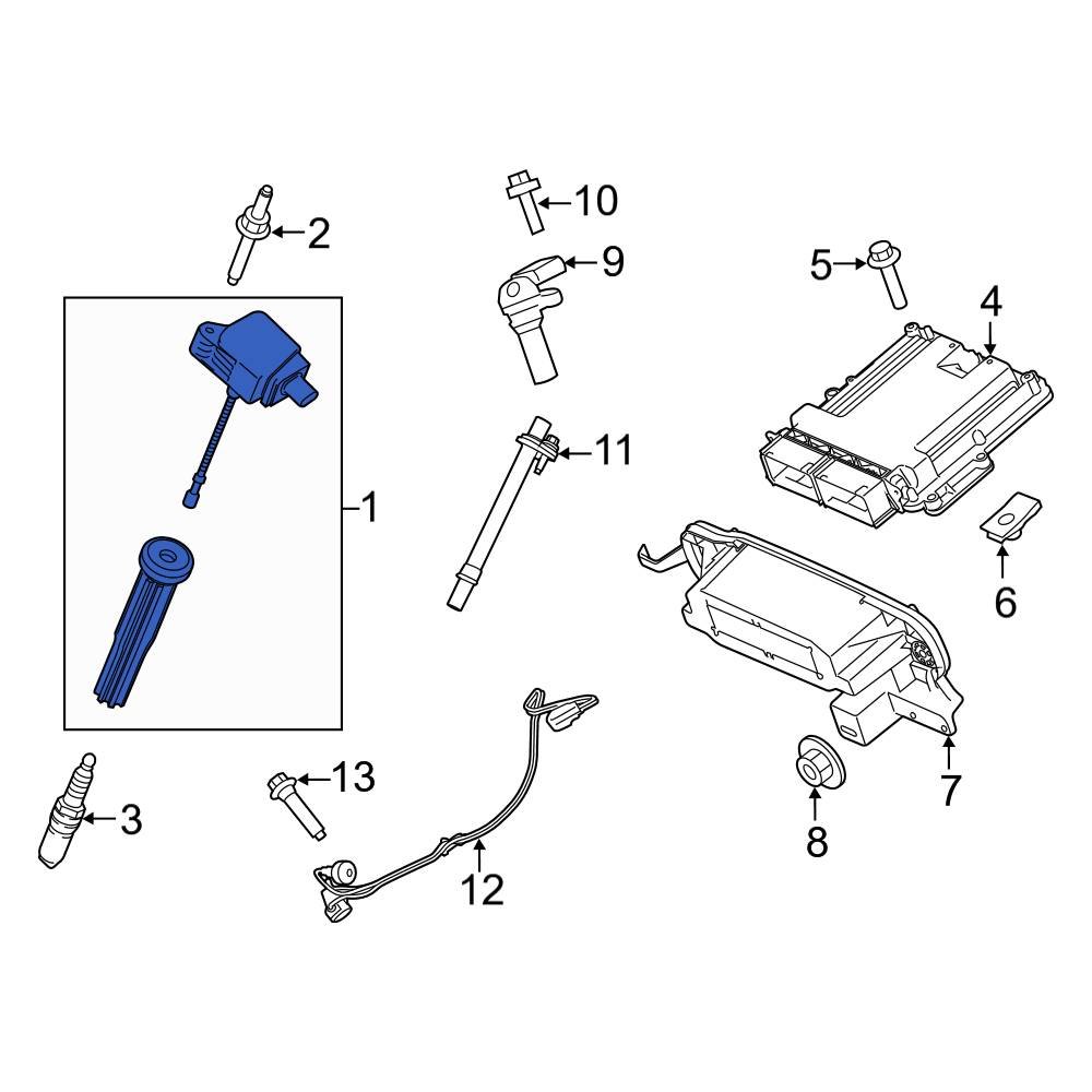 Ford OE FT4Z12029A - Direct Ignition Coil