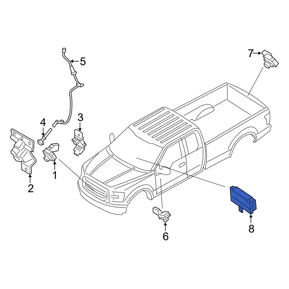Ford OE HL3Z19H405A - Parking Aid Control Module