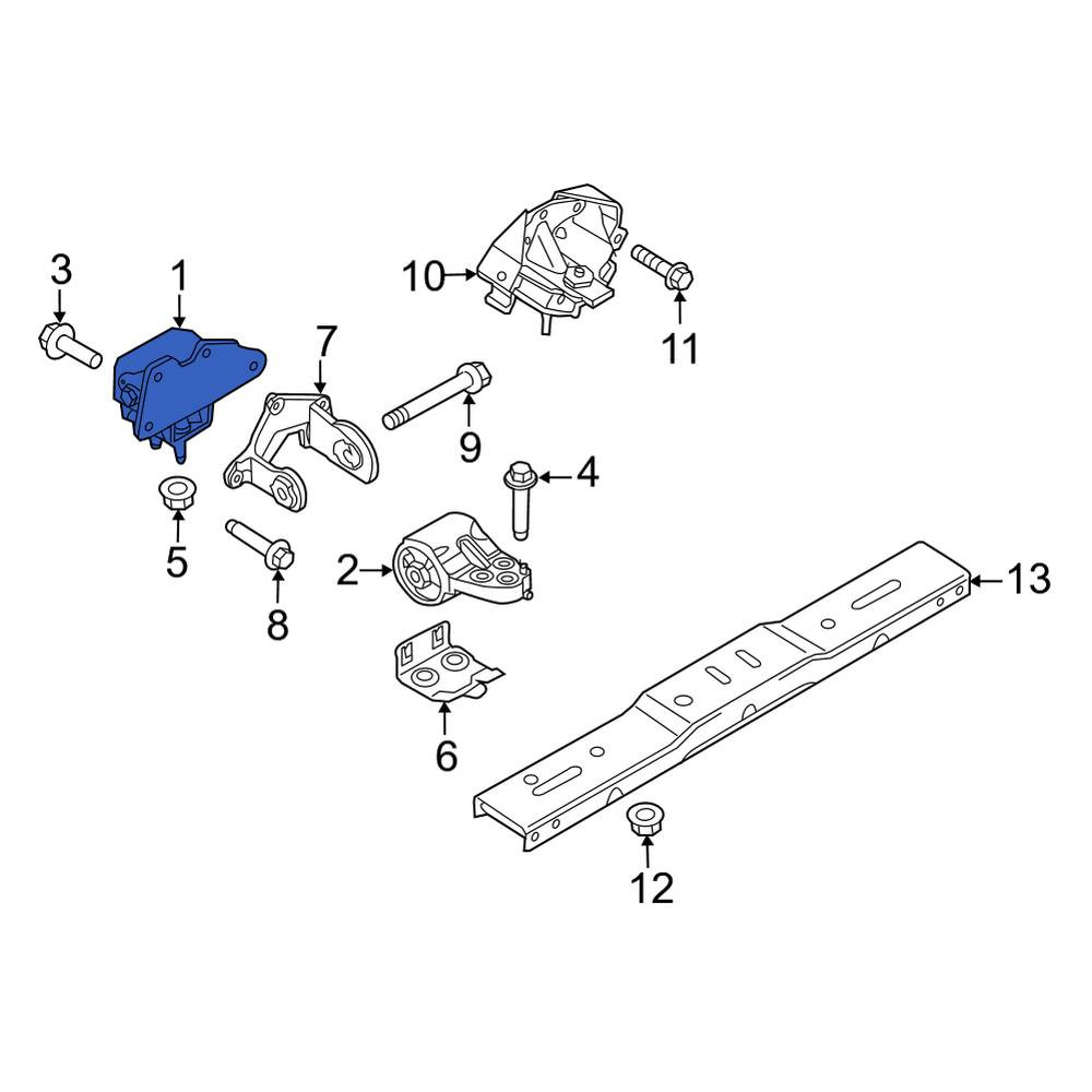 Ford OE HL3Z6038G - Right Engine Mount