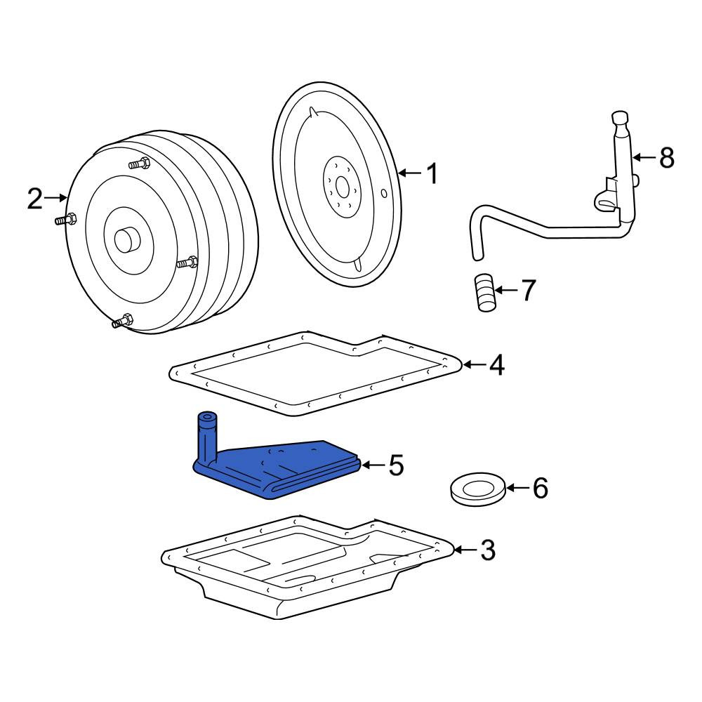 Ford OE HL3Z7A098A - Transmission Oil Filter