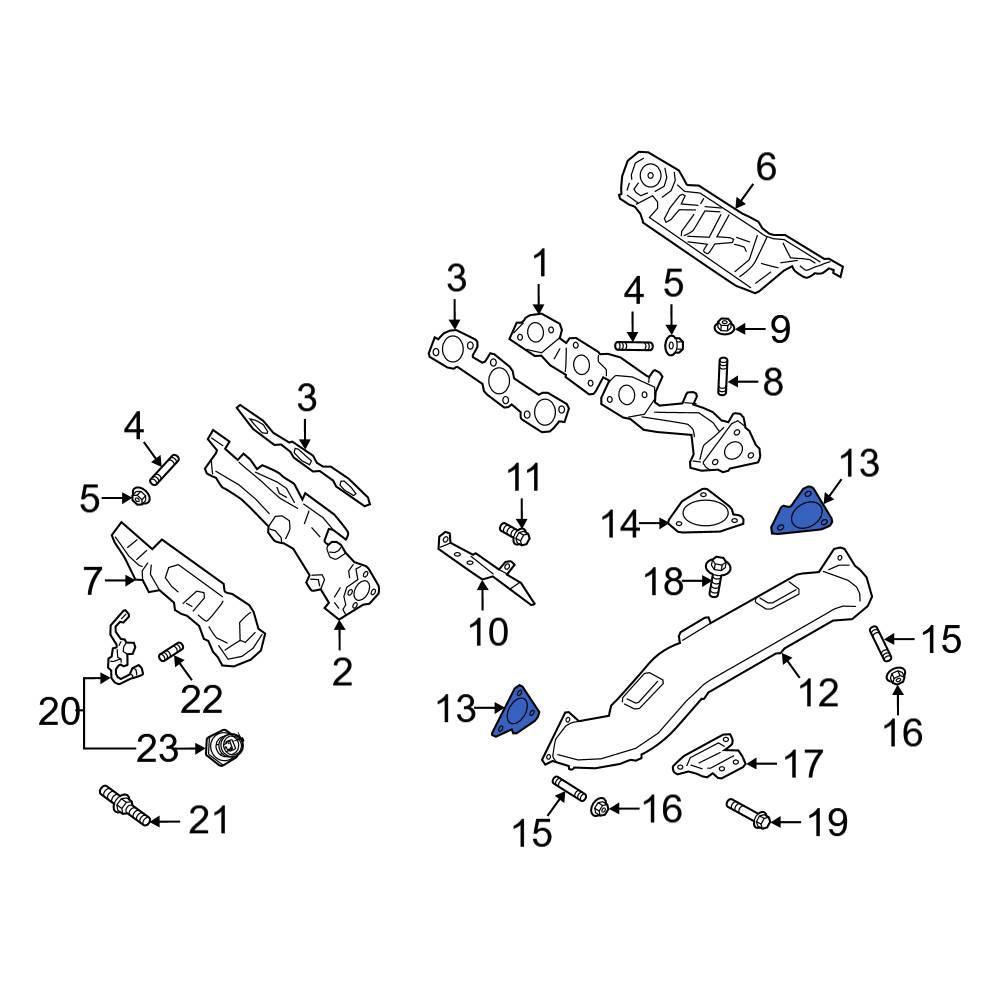 Ford OE JL3Z9450B - Lower Exhaust Pipe Flange Gasket