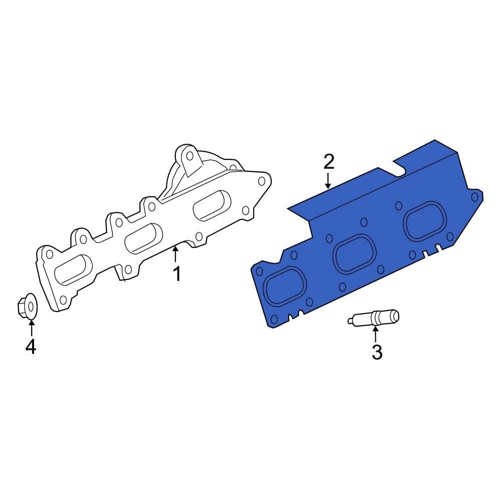 Ford OE HL3Z9448A - Right Exhaust Manifold Gasket