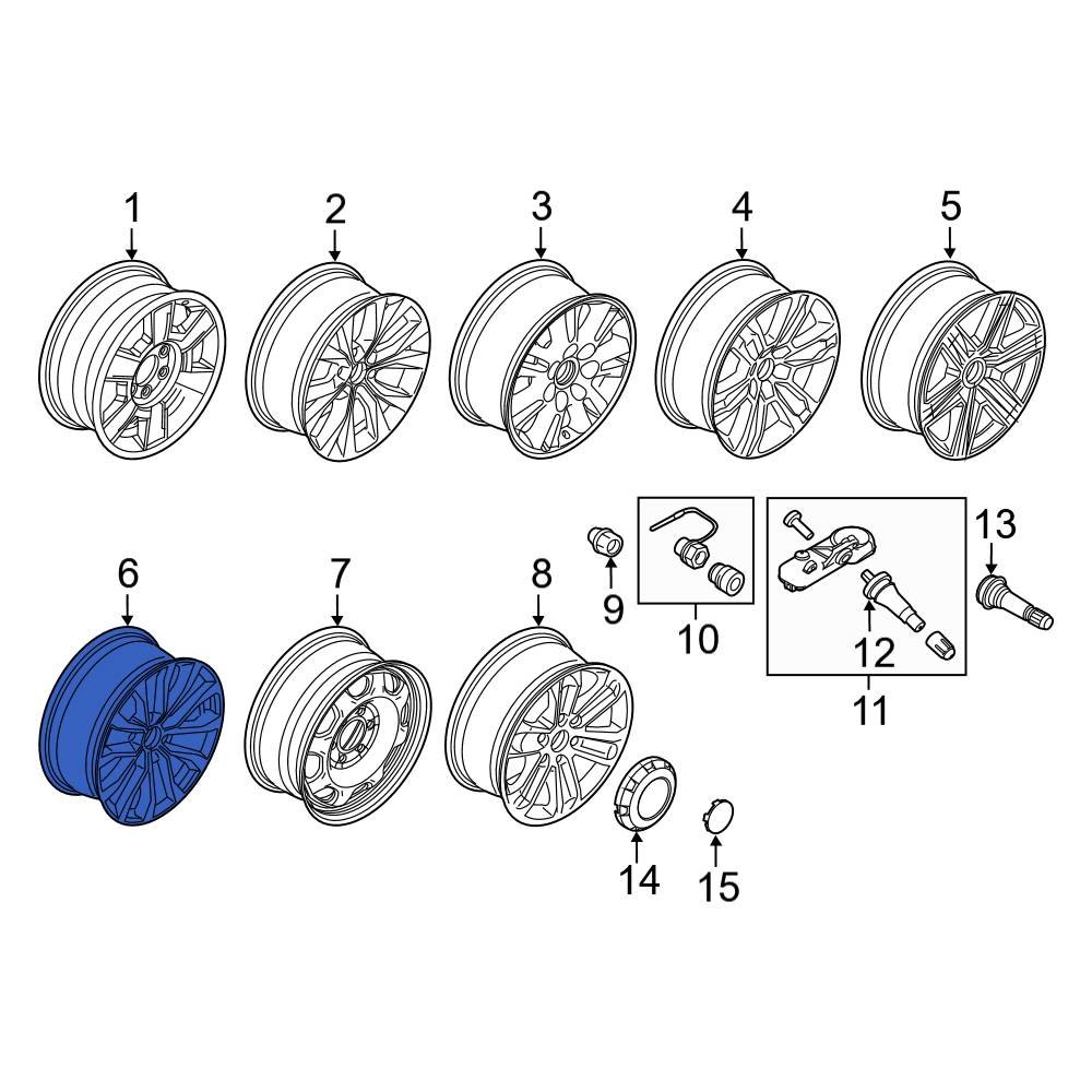 Ford OE KL3Z1007B - Wheel