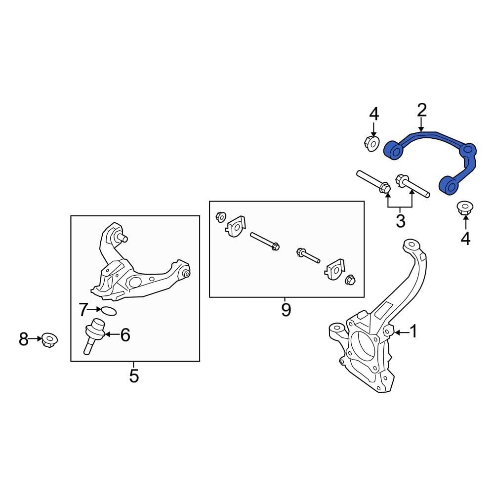 Ford OE FL3Z3084B - Front Right Upper Suspension Control Arm