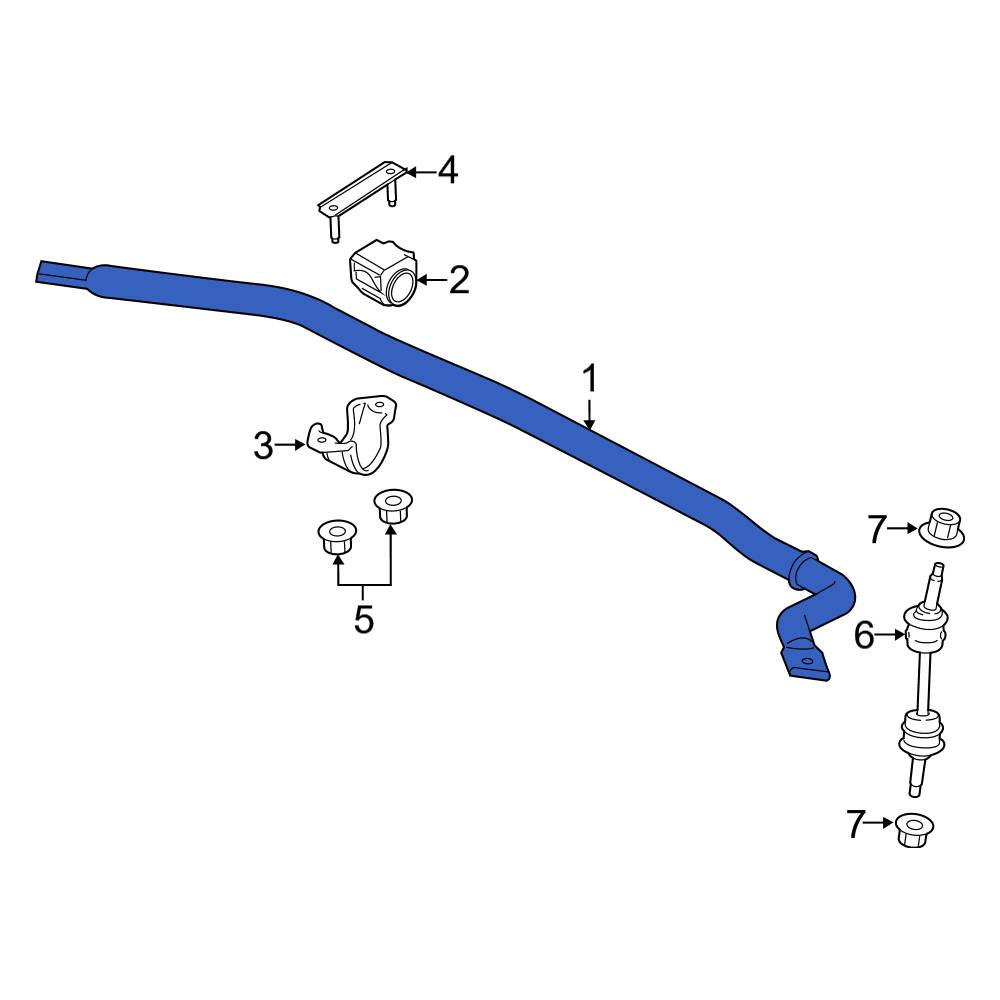 Ford OE FL3Z5482C - Front Suspension Stabilizer Bar