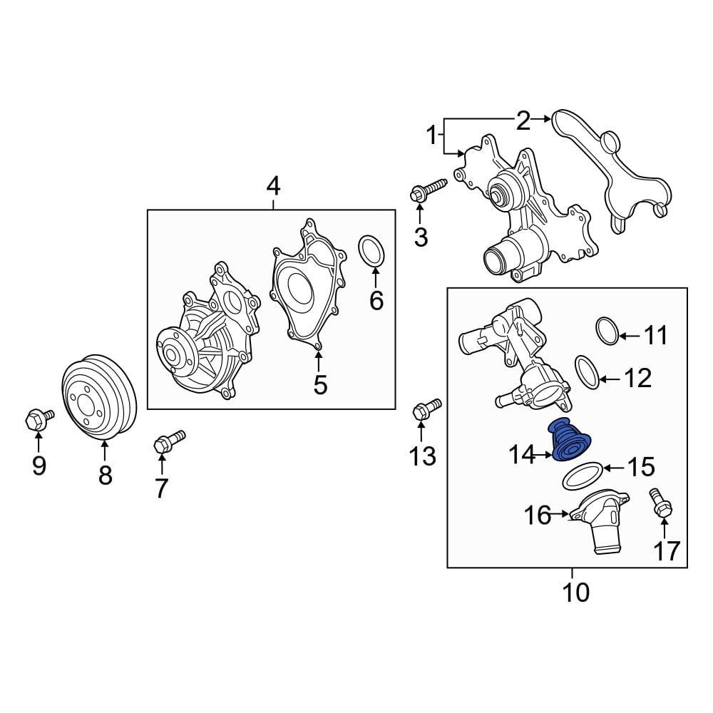 Ford OE BL3Z8575B - Engine Coolant Thermostat