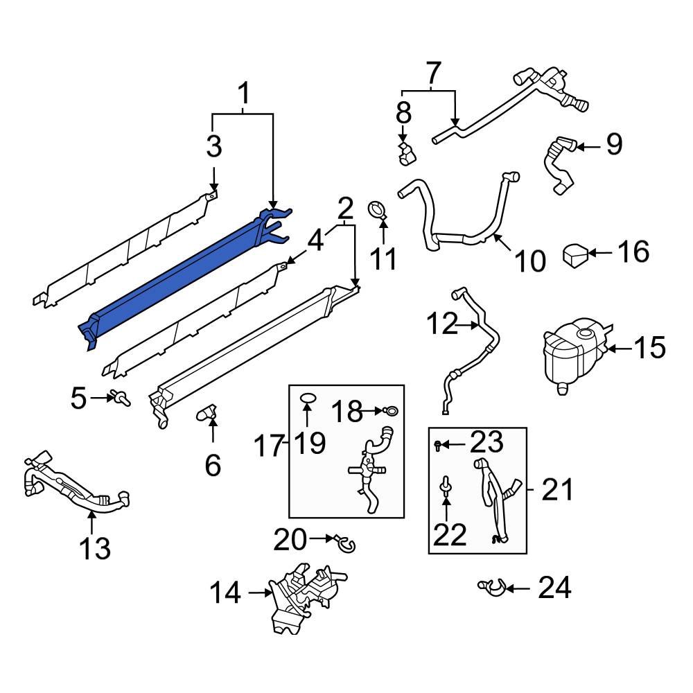 Ford OE ML3Z8005C - Radiator